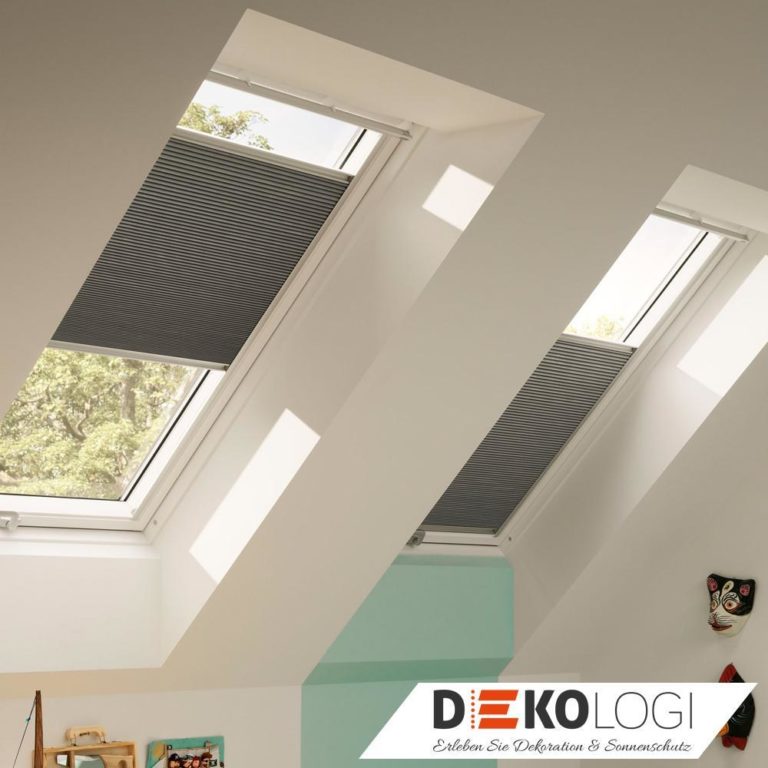 Velux Wabenplissee Dachfenster 🌞 DuoLine Faltstore FHC